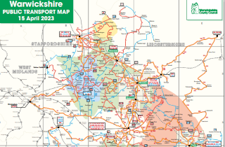 Bus route maps – Warwickshire County Council